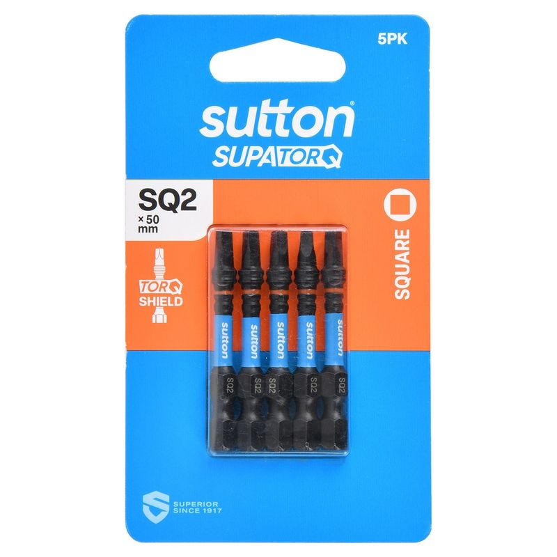 Sutton S204H05B02 SQ2 x 50mm Square/Robertson Screwdriver Bit S204 ...