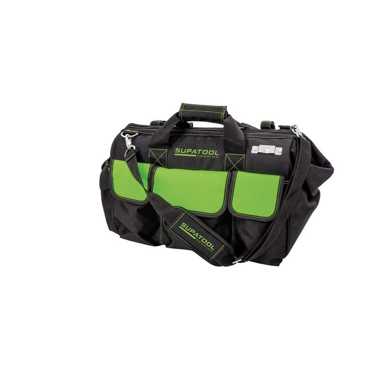 SUPATOOL STP7101 Wide Mouth Tool Bag - 48 Pockets and Loops