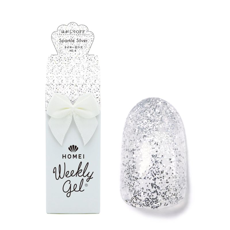 Homei Weekly Gel NE-8 Sparkle Silver