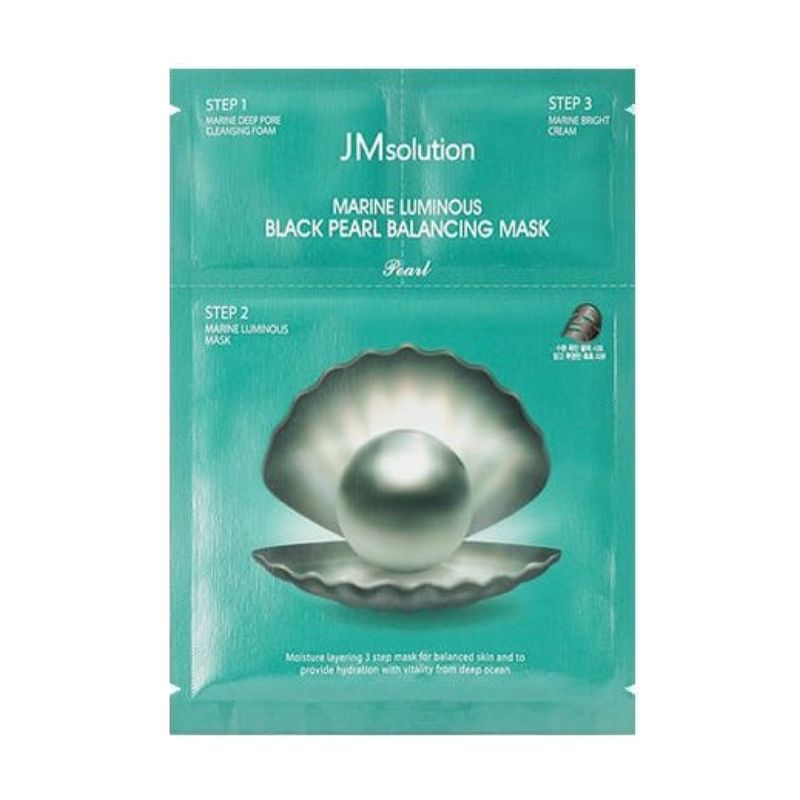 JM Solution Marine Luminous Black Pearl Bal Mask 1 Sheet