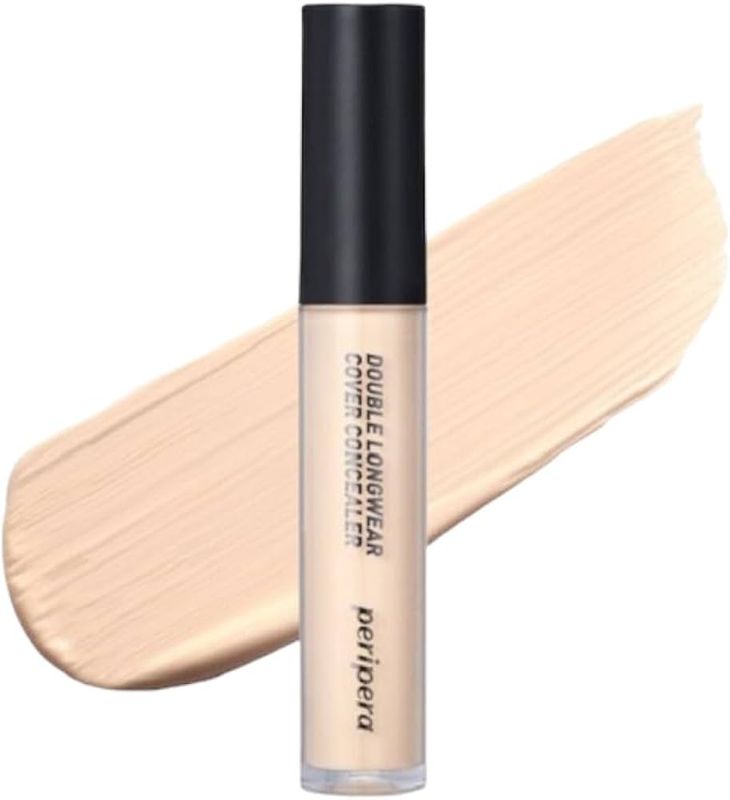Peripera Double Longwear Cover Concealer #01 Pure Ivory