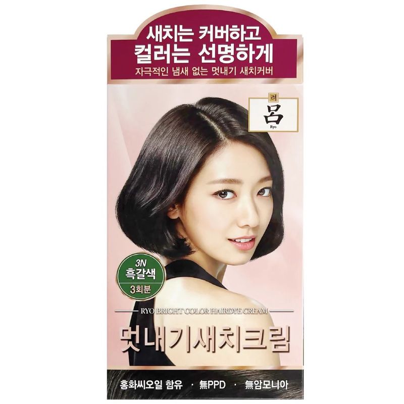 Ryo Bright Color Grey Hair Dye #3N Black Brown