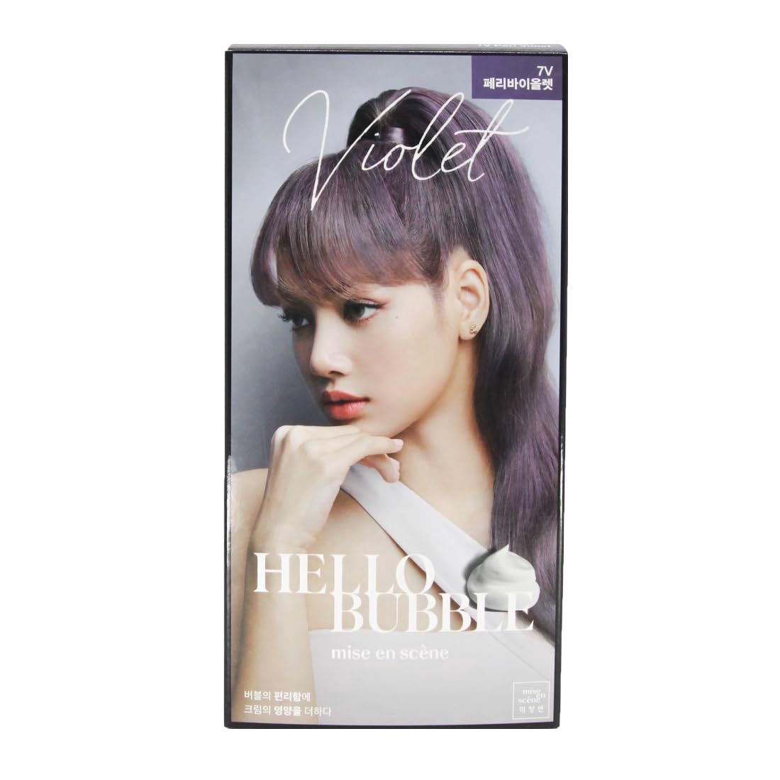 Mise En Scene Hello Bubble Hair Foam Color 7V PerI Violet