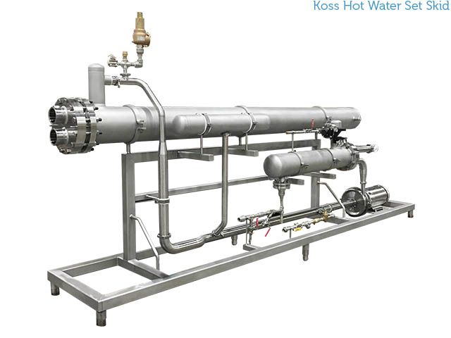 Koss Hot Water Set Skid | Products | Koss Industrial