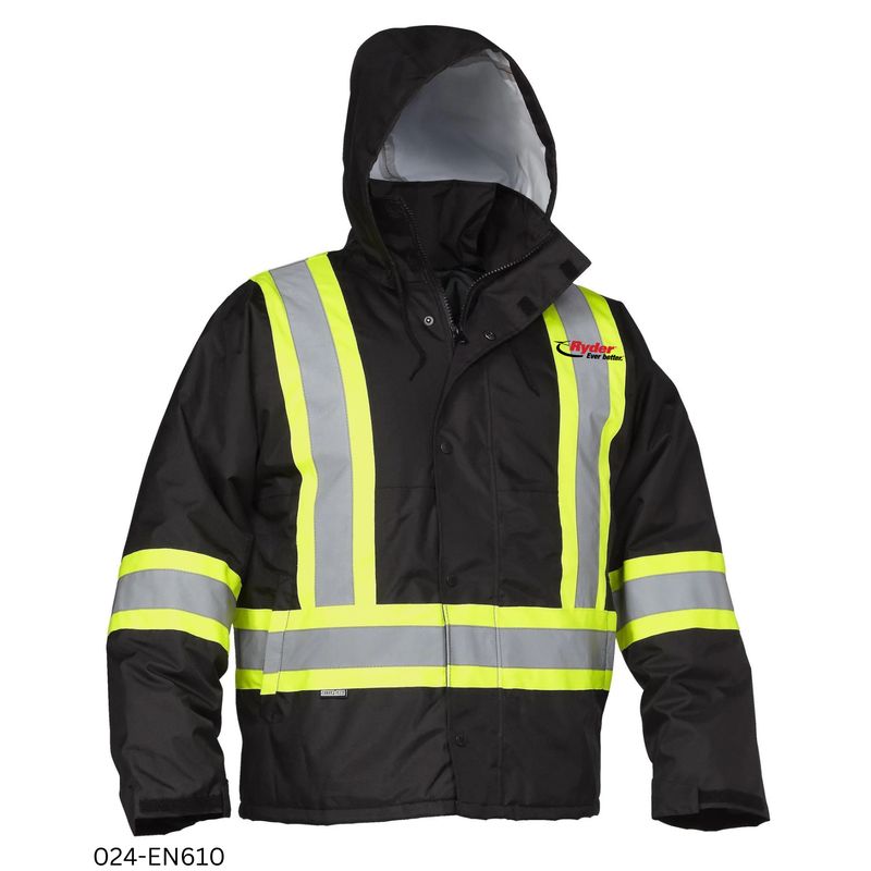 Forcefield Hi Vis Safety Driver's Jacket - Ryder Logo