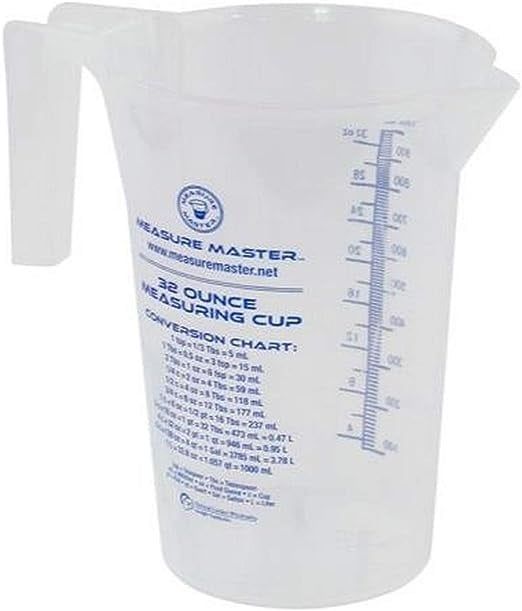 Measure Master Graduated Round Container 32 oz / 1000 ml