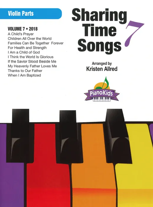 Sharing Time Songs 7 Violin Parts