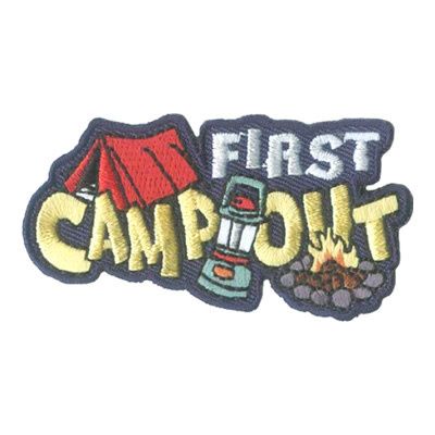 First Campout Fun Patch (Tent & Lantern)