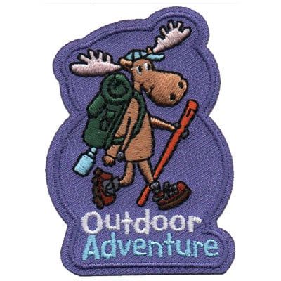 Outdoor Adventure Fun Patch (moose)