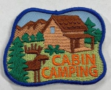 Cabin Camping Fun Patch (moose)*