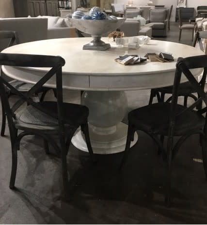 60" ROUND BULB DINING TABLE