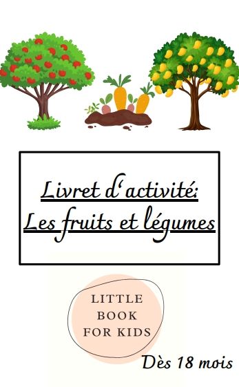 Livret d'activité "fruits et légumes"