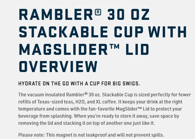 Rambler Stack Cup
