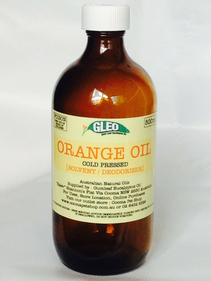 Pure Australian Orange Oil 500ml