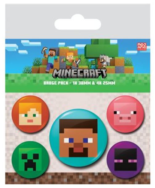 Minecraft (Faces) Badge Pack