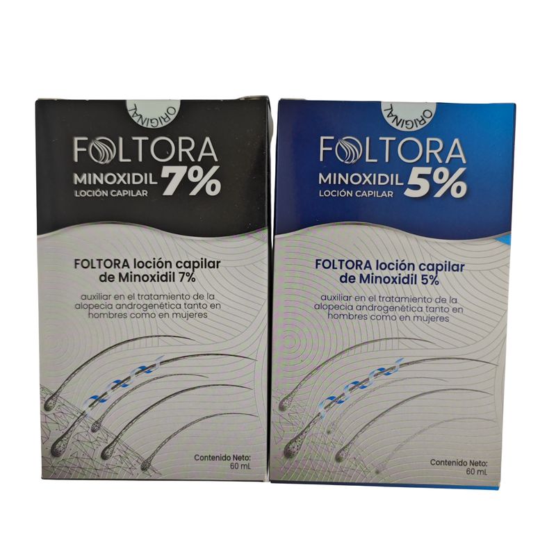Loción Capilar Foltora con Minoxidil 60ml