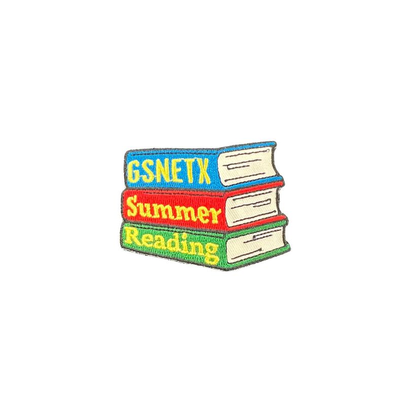 GSNETX Summer Reading Patch (Base of Books)