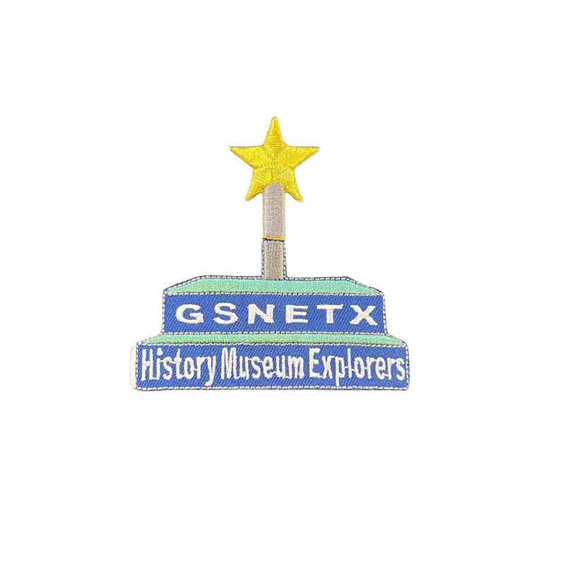 GSNETX HISTORY MUSEUM EXPLORERS PATCH SET