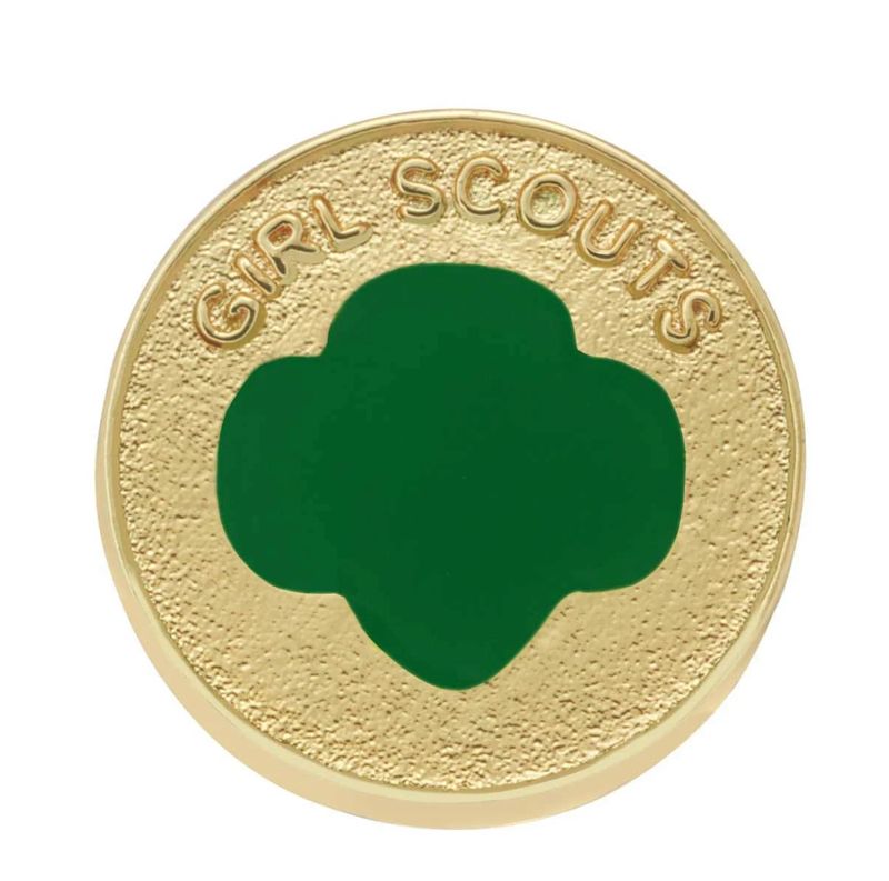 Official Girl Scout Trefoil Membership Pin