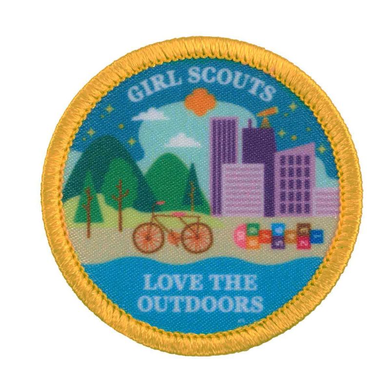 GIRL SCOUTS LOVE THE OUTDOORS CHALLENGE 2025 FUN PATCH