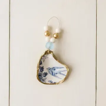 Bird Oyster Shell Ornament – Shop – Montauk Historical Society