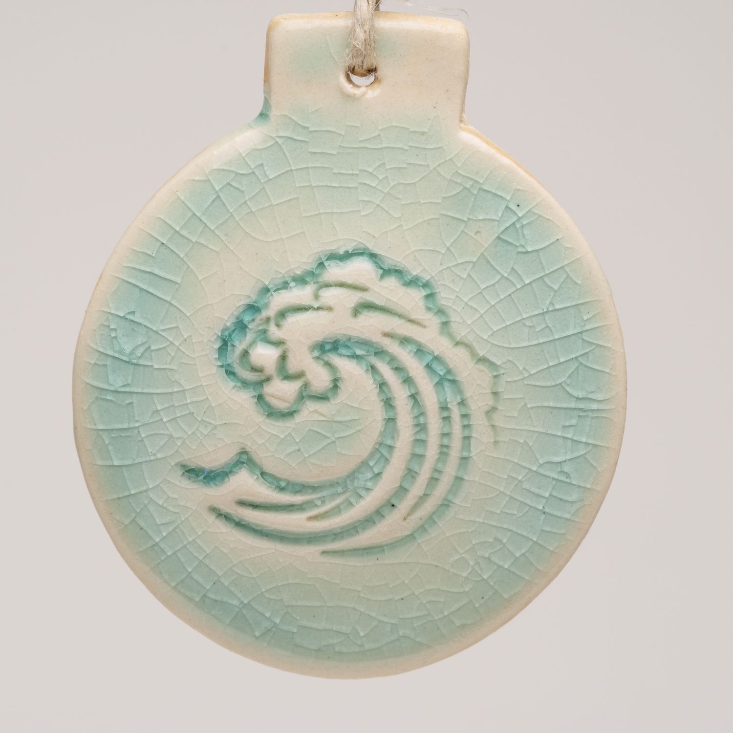 Ceramic Wave Ornament – Shop – Montauk Historical Society