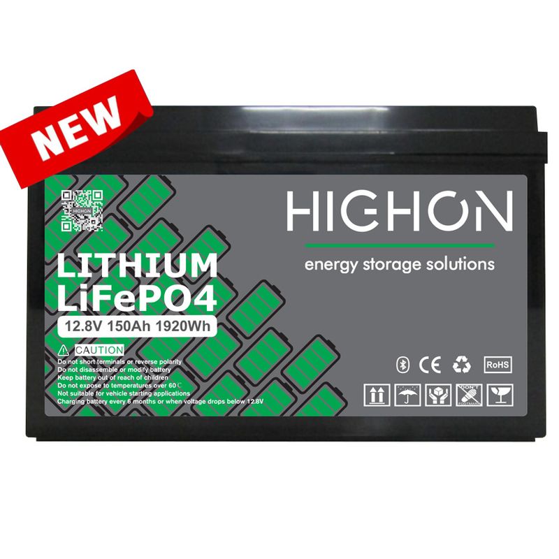 Highon Lithium Battery 150Ah - 12.8V 1920Wh