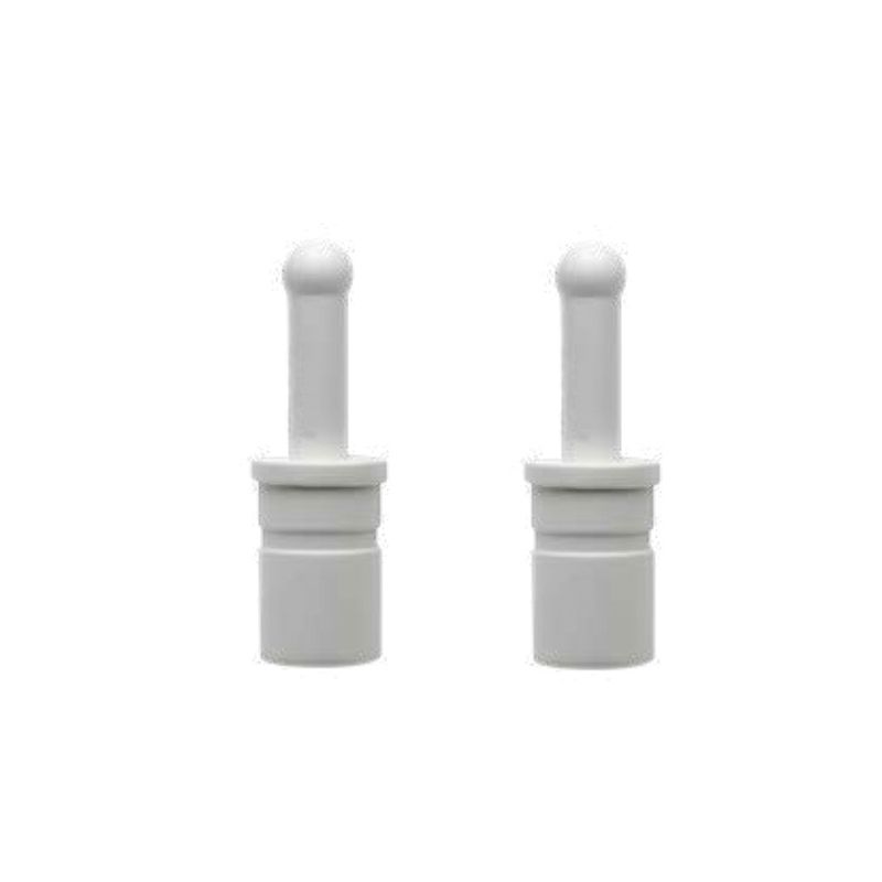 Spigot with steel insert | 22mm - 25mm | White & Black - 2Pcs