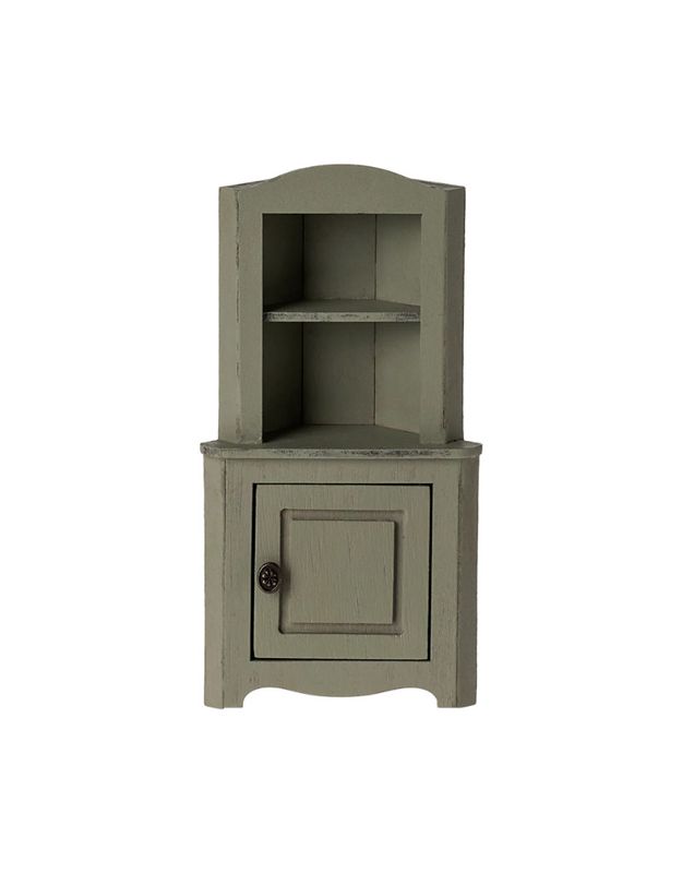Light Green Corner Cabinet