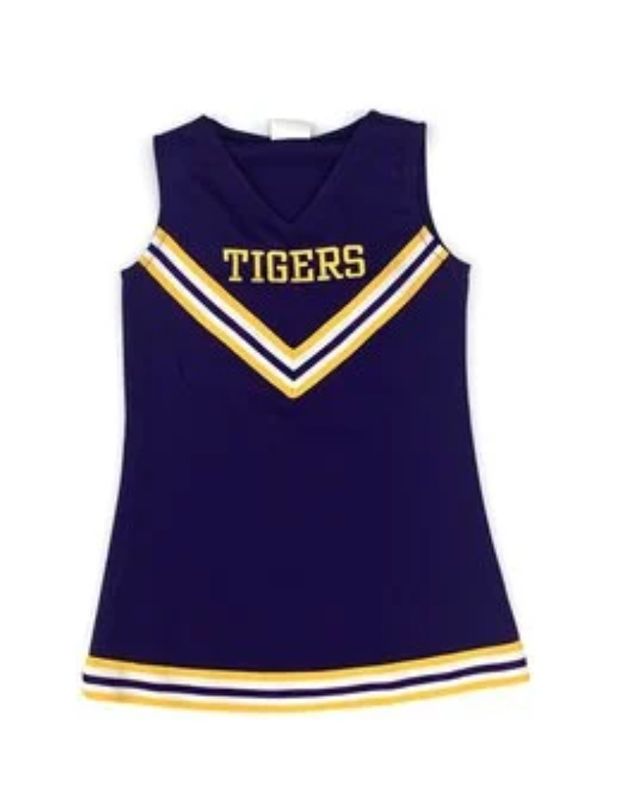Purple Cheer Uniform Dress - Tigers