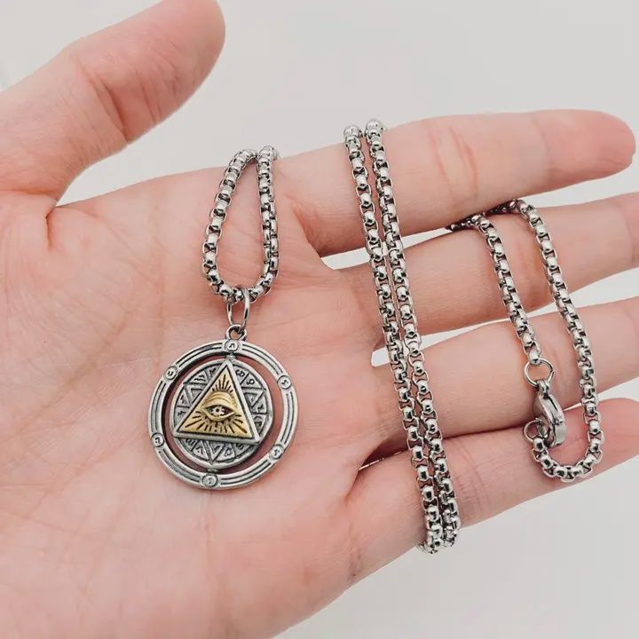 Horus Eye of God Rotatable Necklace