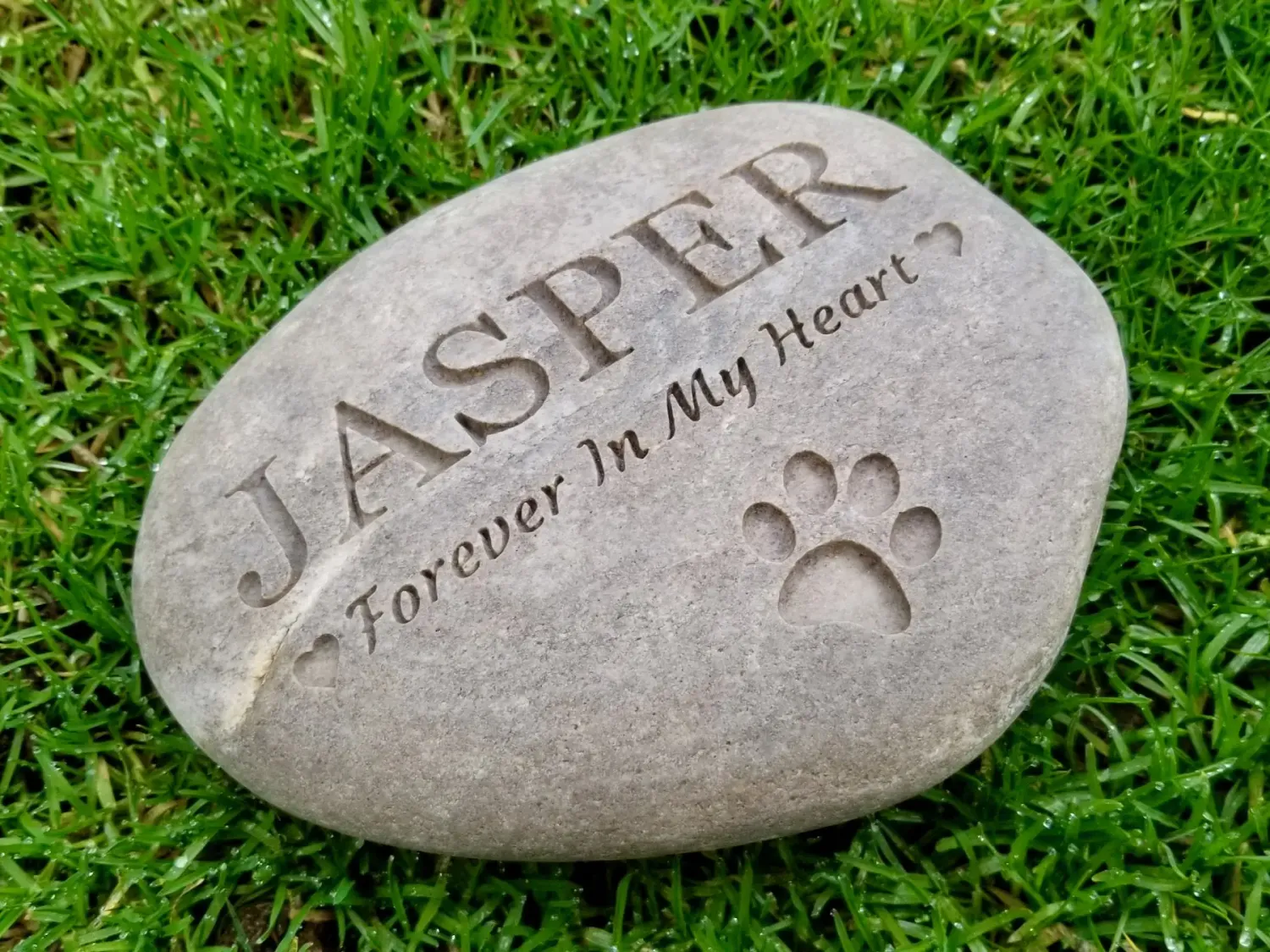 Pet Memorial Stone Engraving | Personalized For Dog, Cat, Gift - Shop ...