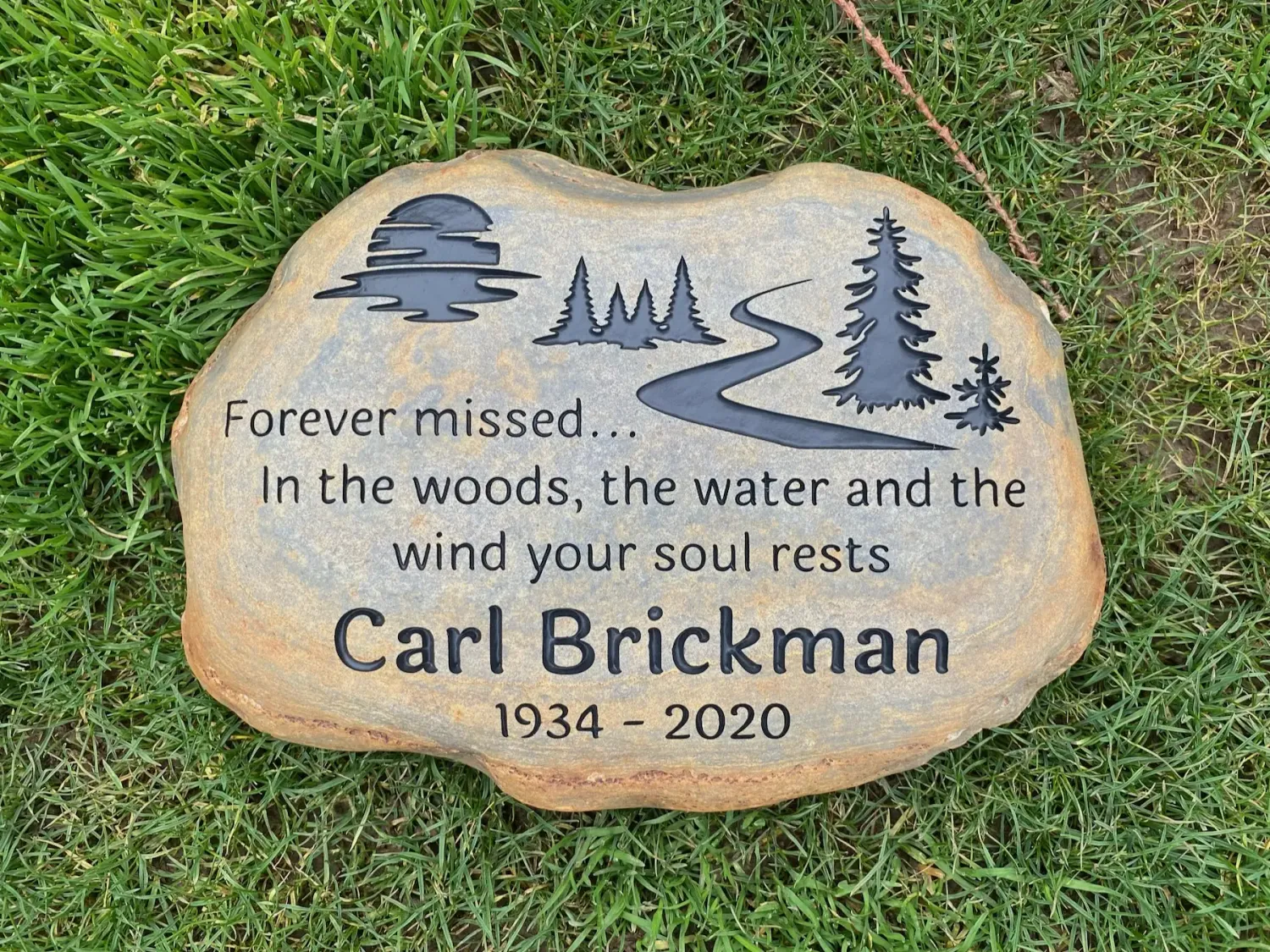 Garden Memorial Rocks | Natural Stone Memorials | ESE - Shop ...