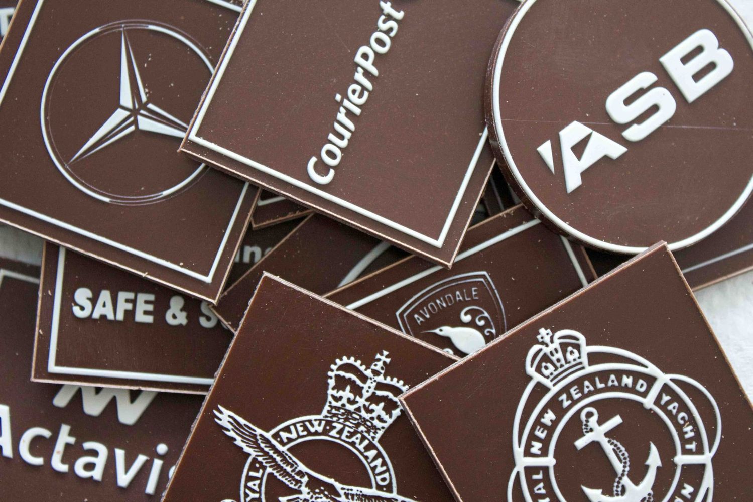 Logo Embossed Chocolates Logo Embossed Chocolates