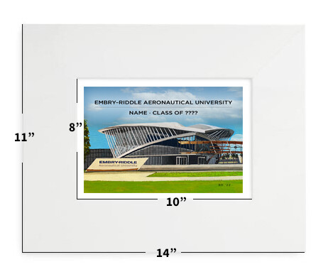 Daytona Beach, FL - Matted Print - 11"x14" - Embry–Riddle Aeronautical ...