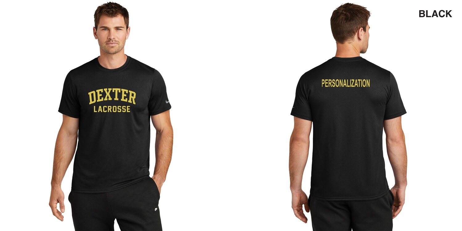 Nike Performance Legend Tee - Black/Dk Heather Grey/Maroon