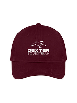 Adjustable Brushed Twill Hat – Maroon, Black – Online Stores – Dexter ...