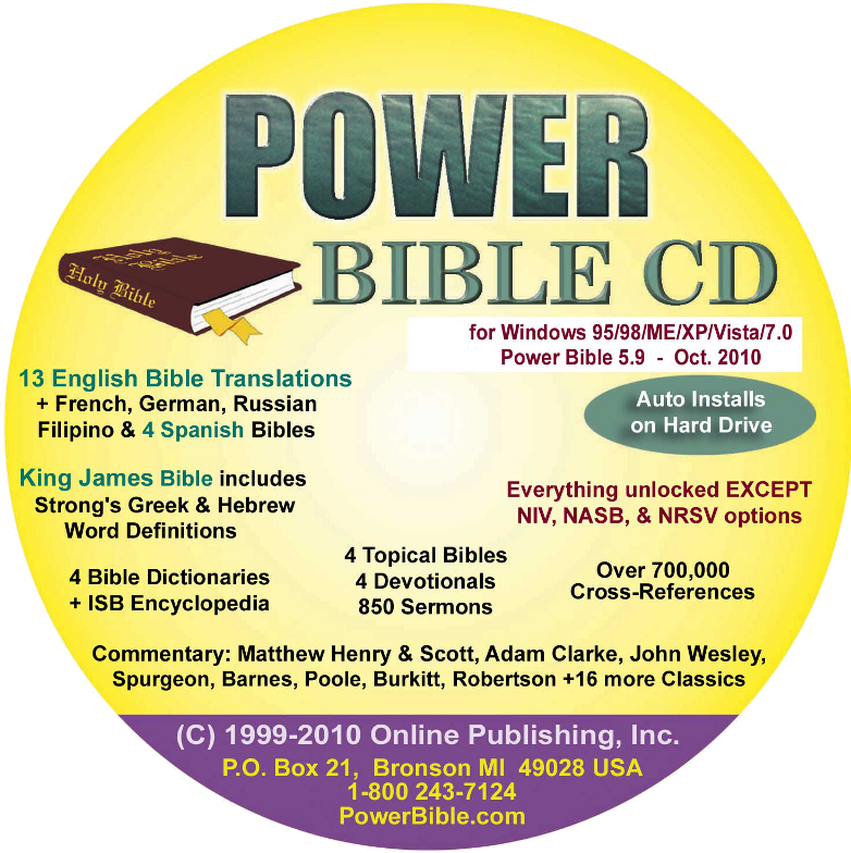 Power Bible Software Products – Store – Power Bible