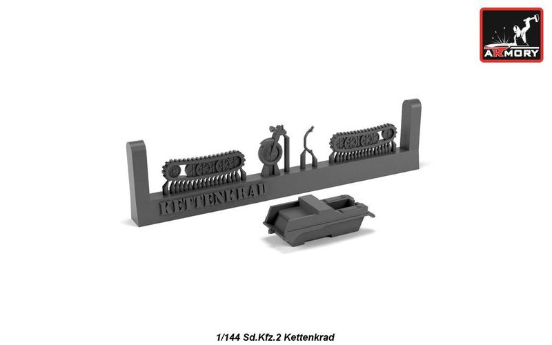M14202 - Sd.Kfz.2 Kettenkrad, German WWII tracked motorcycle / light ...