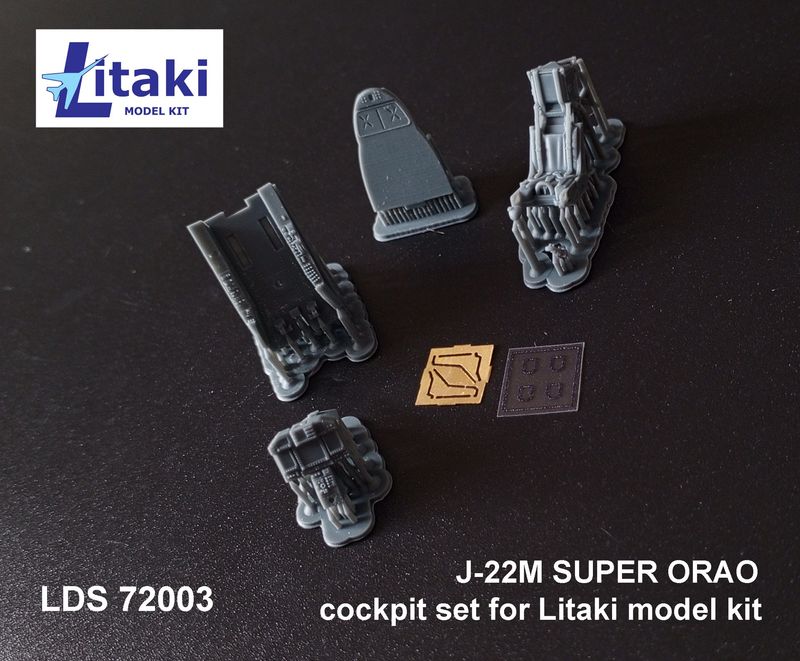 LDS 72003 - J-22M Super Orao Cockpit set for Litaki model kit - 1:72