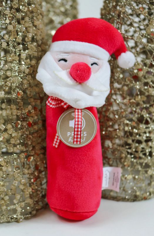 Christmas Rattle Santa