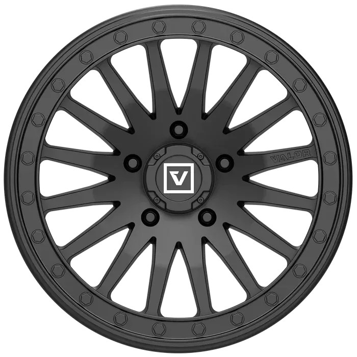 Valor V06 Beadlock 15x10 5x114 5L Satin Black +25