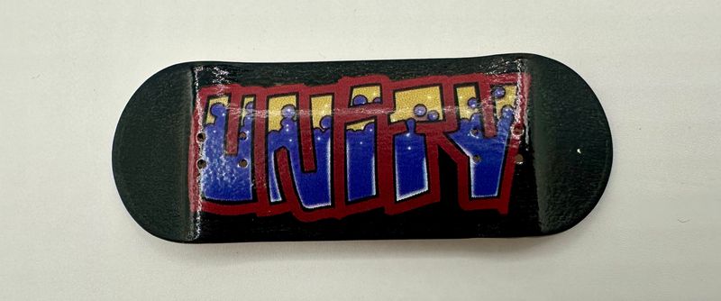 Unity Crew Fingerboard Deck Lava Lamp 34mm