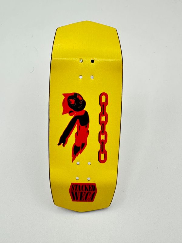 Stacked USA Fingerboard Deck Astro Stacked Weca 35mm Kurb Krusher