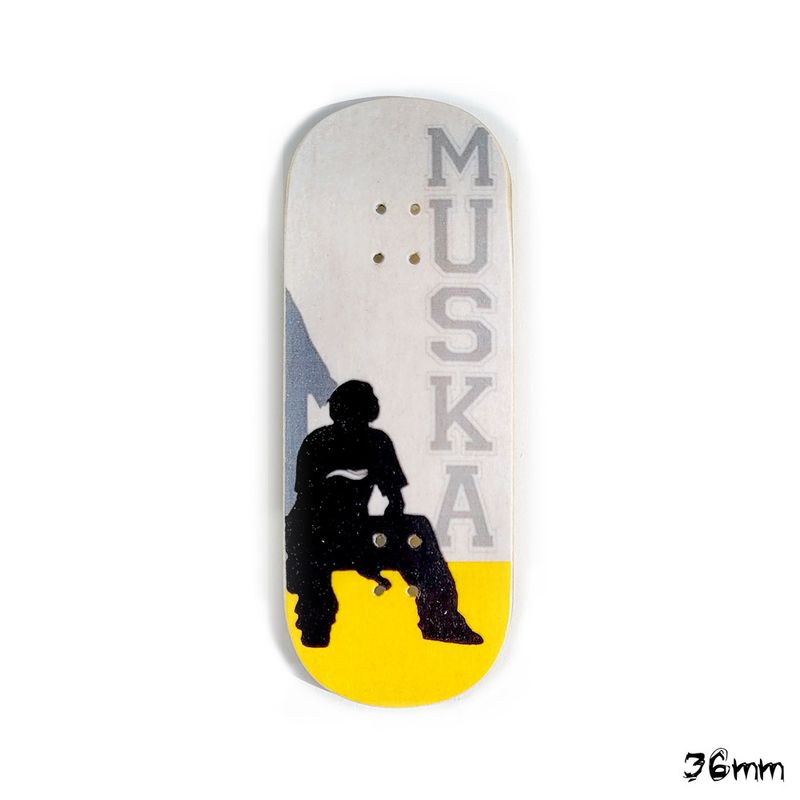 Boardkennel Fingerboard Deck Muska Yellow 36mm Popsicle