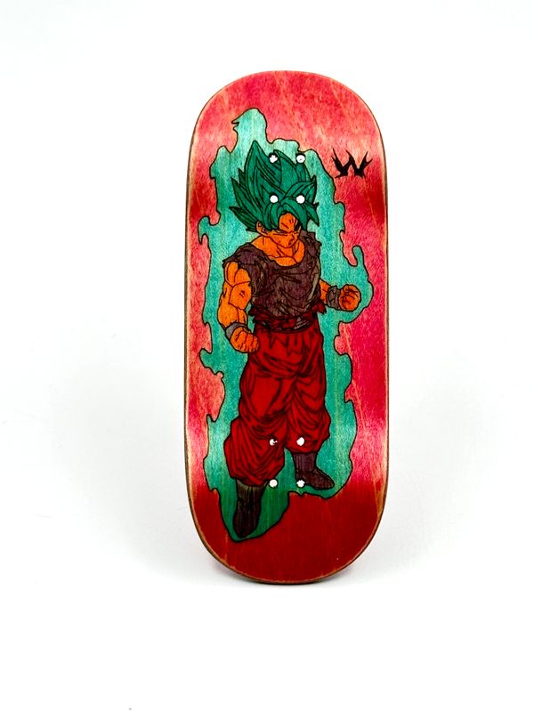 Workers FB Fingerboard Deck Dragon Ball Goku 36mm Street Shape