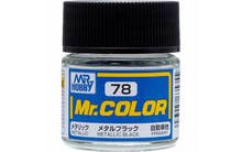 Metallic Black 10ml C78