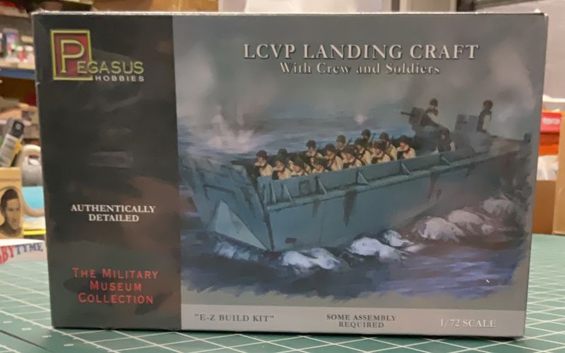 LCVP Landing Craft with Crew and Soldiers