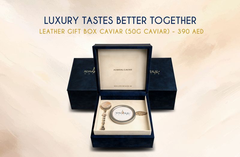Luxury Caviar Gift Box Dubai – 50g Gourmet Caviar with Free Delivery