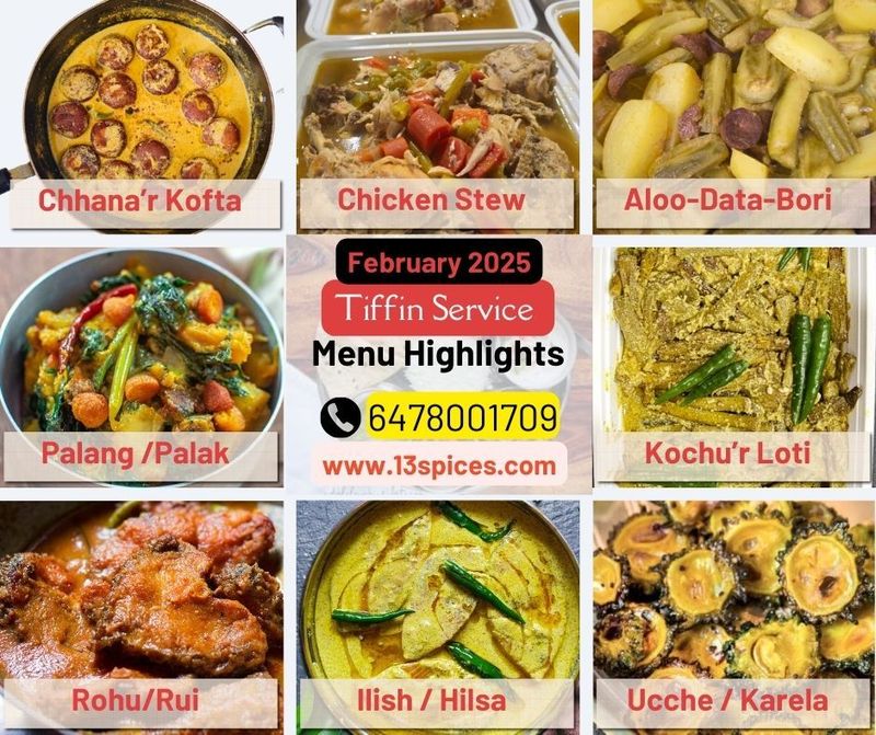 Tiffin Service Menu - Feb 2025